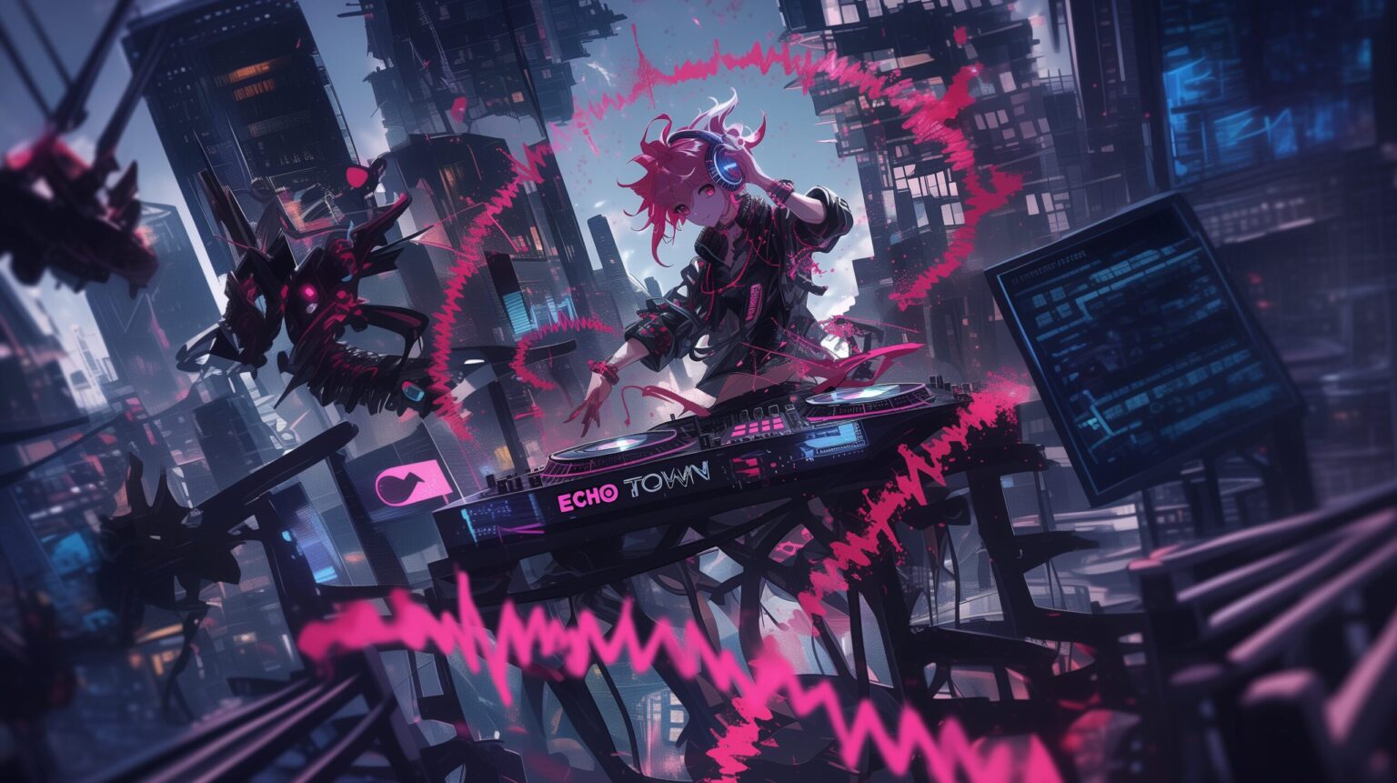 【フリーBGM】音響都市バトル No.048 – 『ECHO FIELD – 音域支援 』｜EDM × シンセ × 作業用 | 音響都市バトルBGM