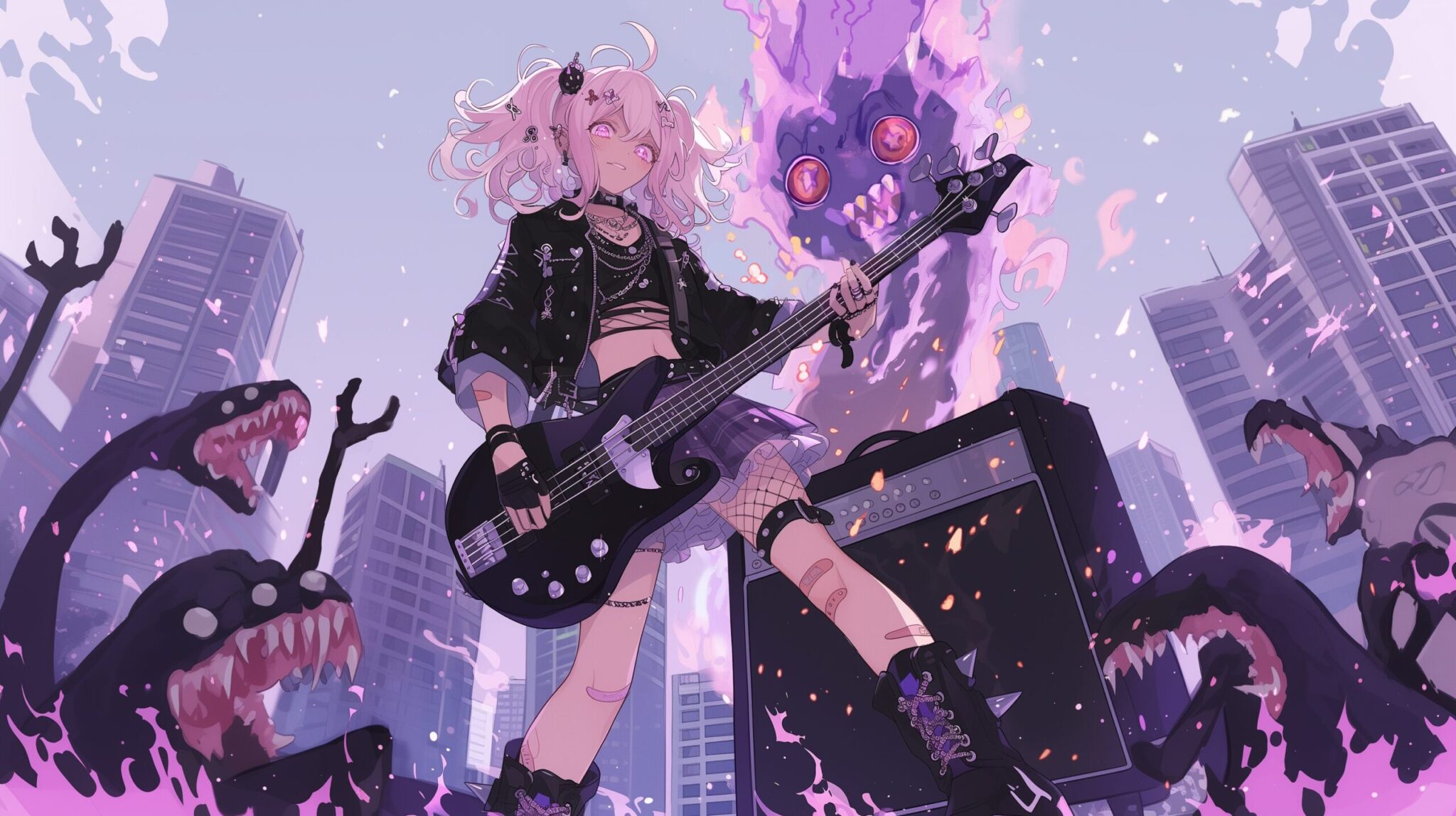 【フリーBGM】音響都市バトル No.059 – 『PINK PUNK PUNCH – かわいくても容赦なし！』｜ギター × ロック × 作業 ...